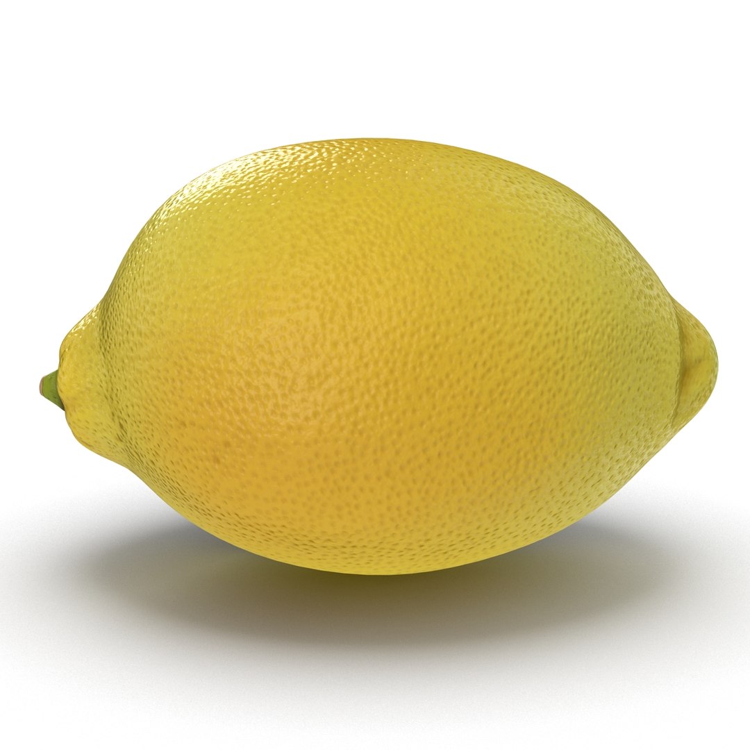 3d lemon realistic model