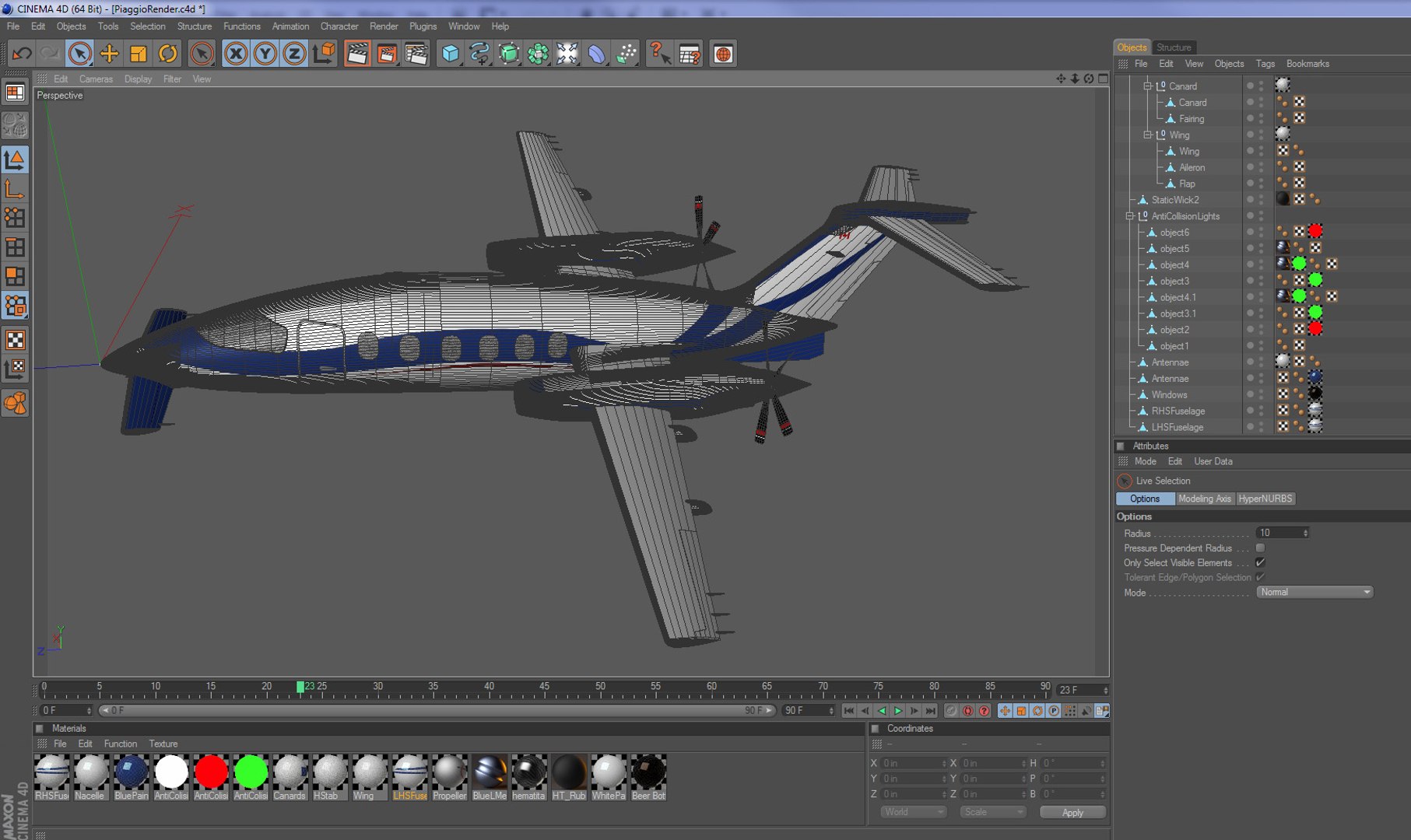 Business Aircraft C4d