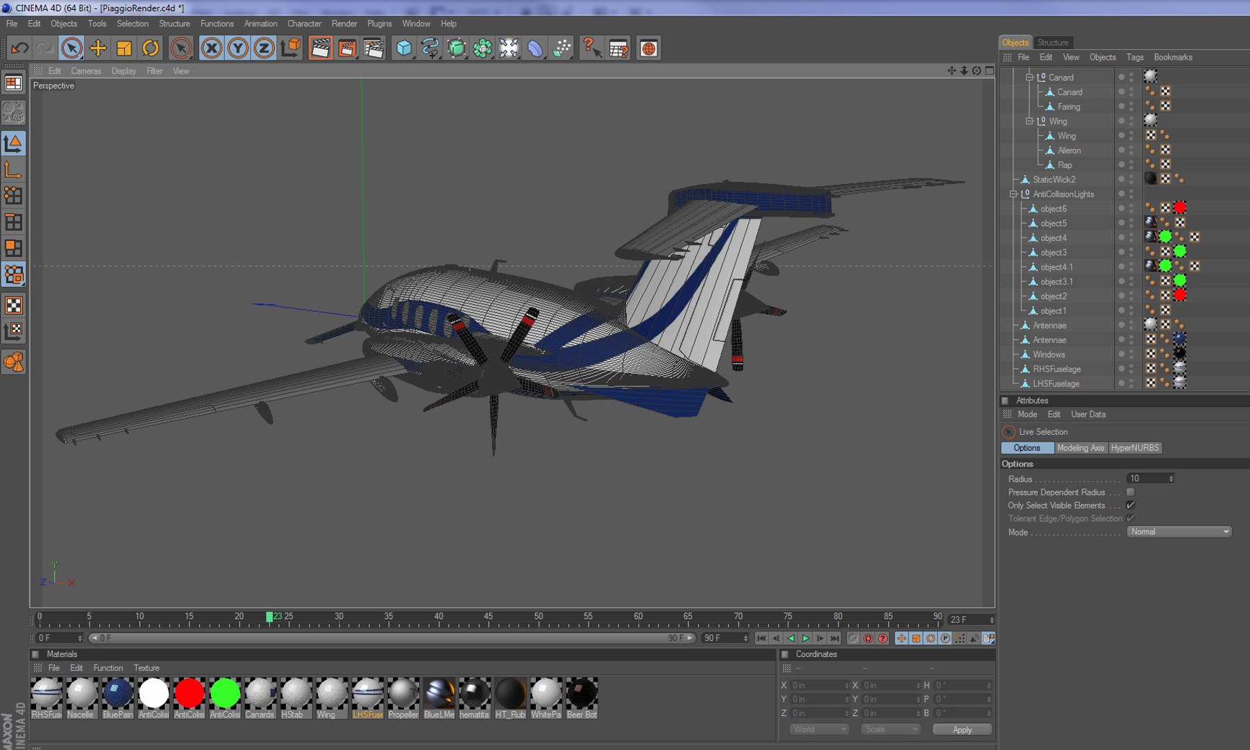 Business Aircraft C4d