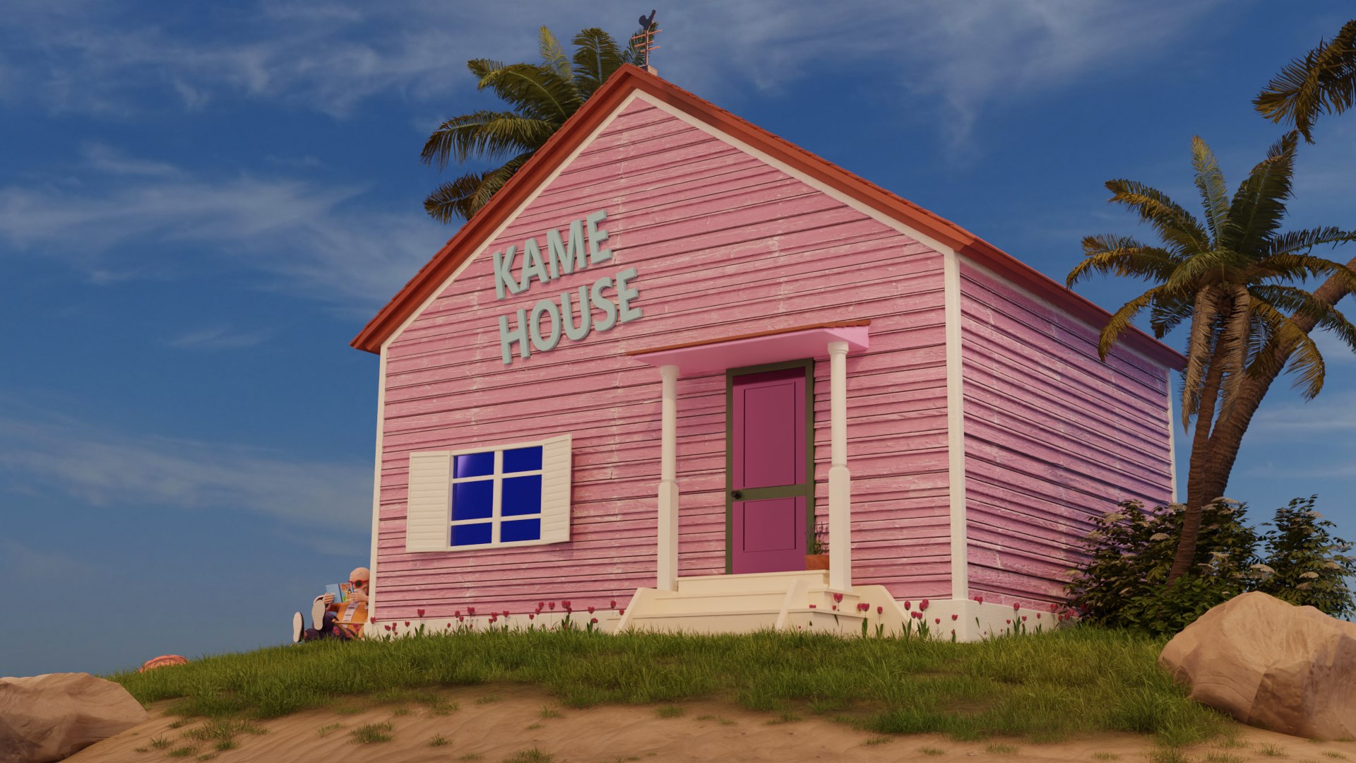 Realistic Kame House 3D GAME READY 3D Model - TurboSquid 1809779