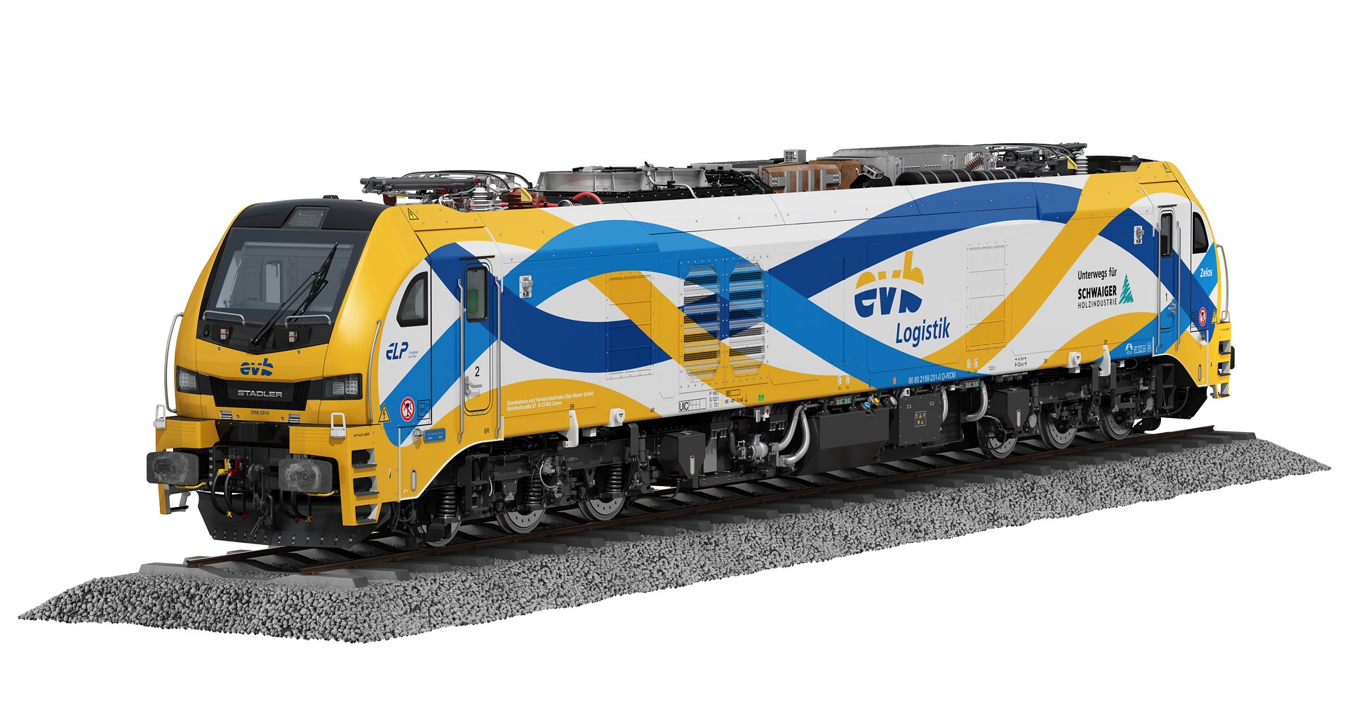 Stadler Euro Dual EVB 3D Model - TurboSquid 2088073