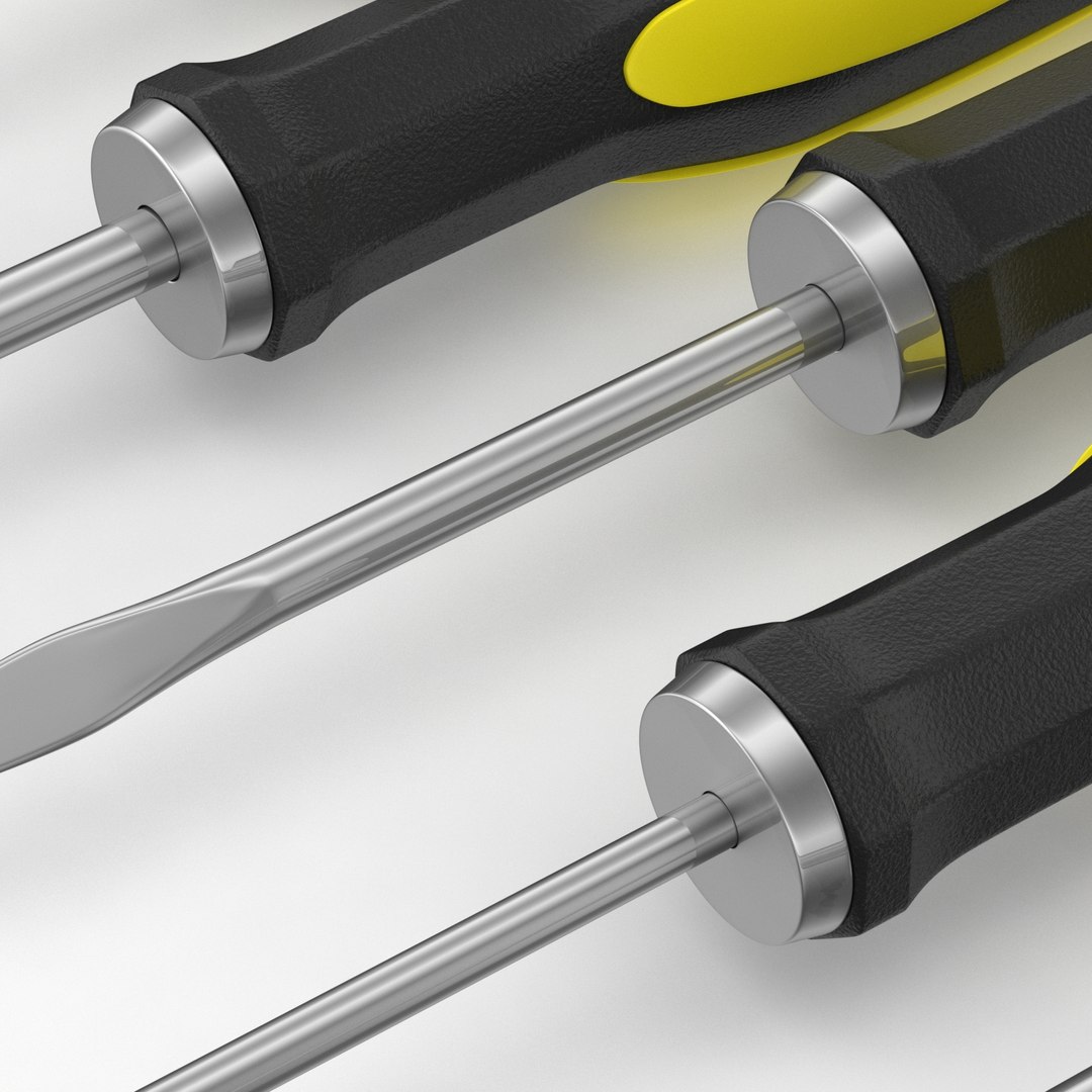 3D Screwdriver Screw Driver Model - TurboSquid 1334788