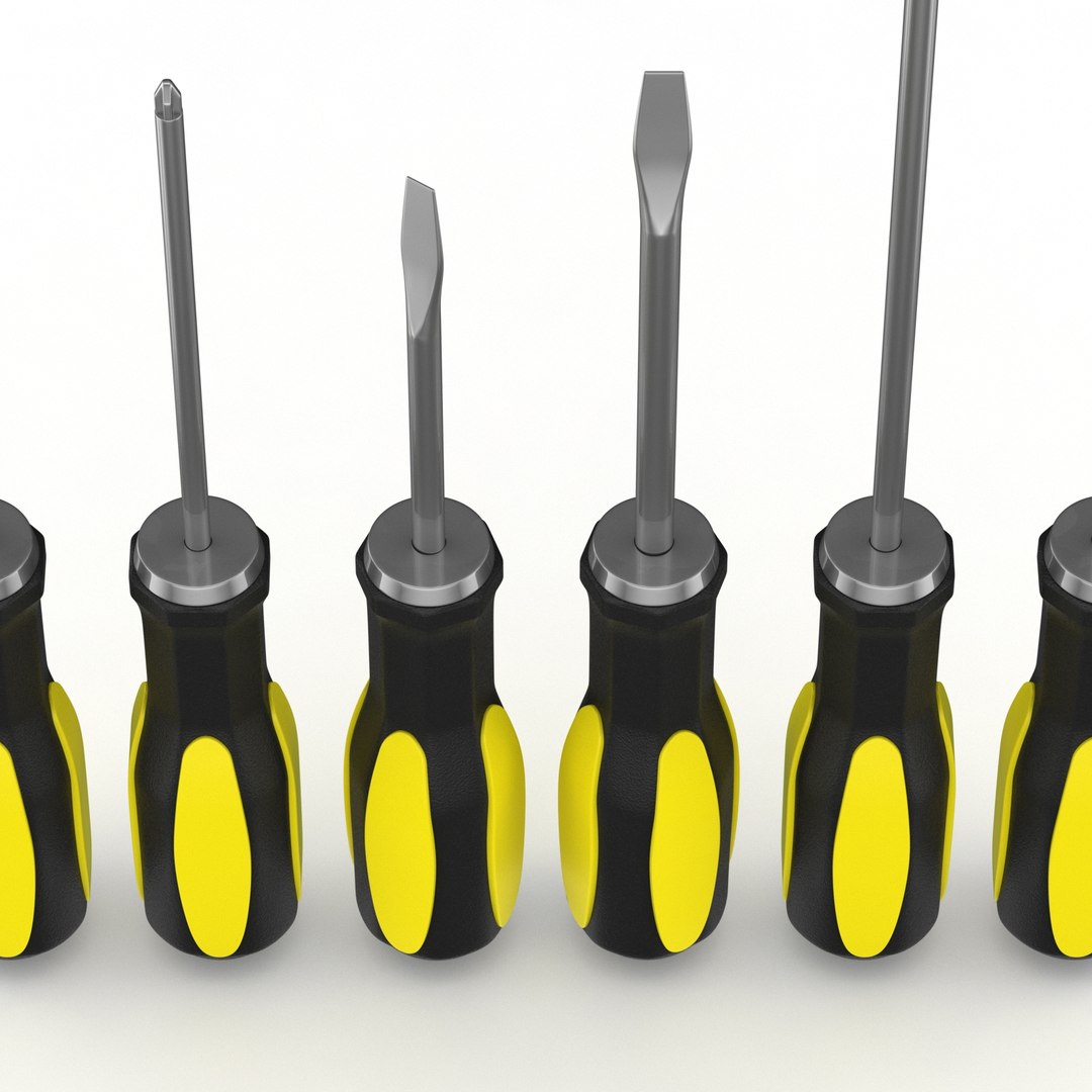 3D Screwdriver Screw Driver Model - TurboSquid 1334788