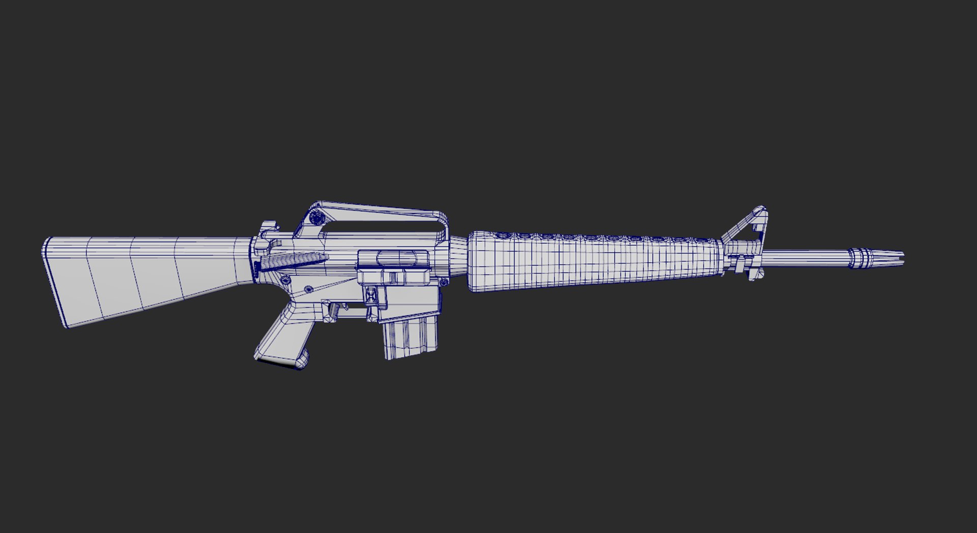 M16A1 Rifle 3D Model - TurboSquid 2069603