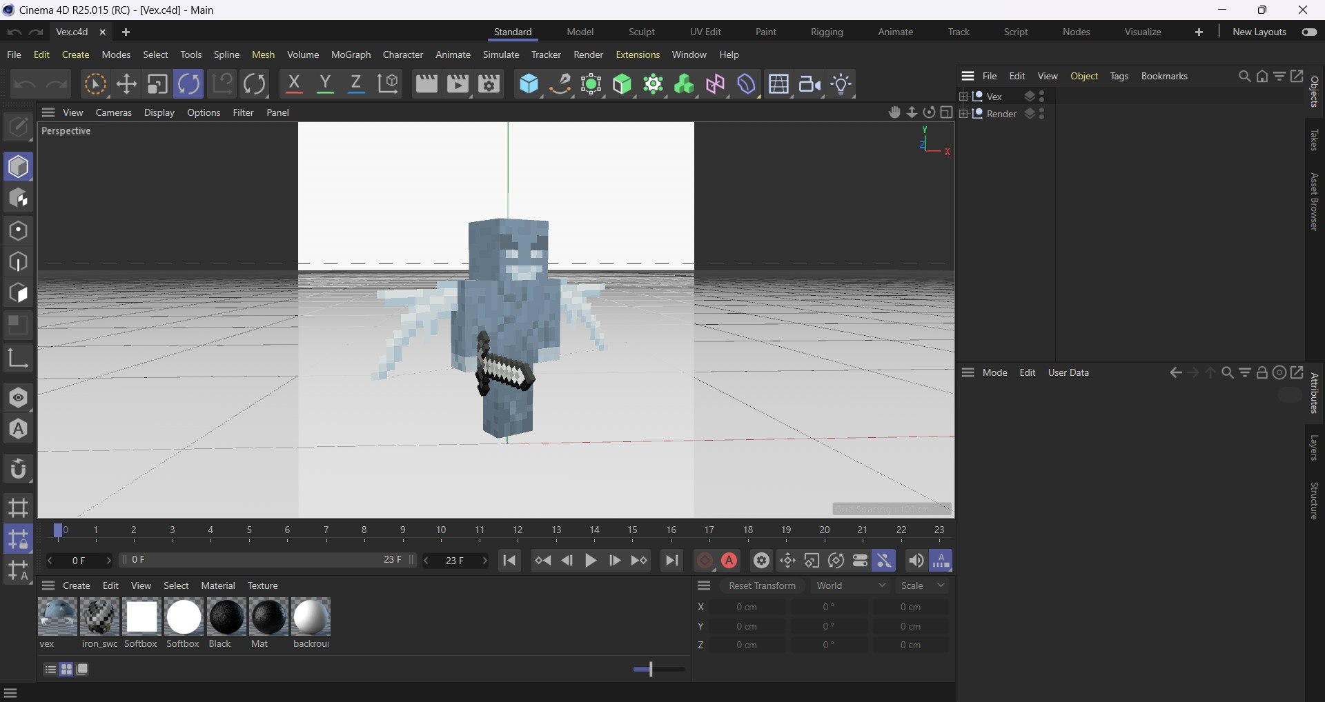 Vex Minecraft 3D - TurboSquid 2388909