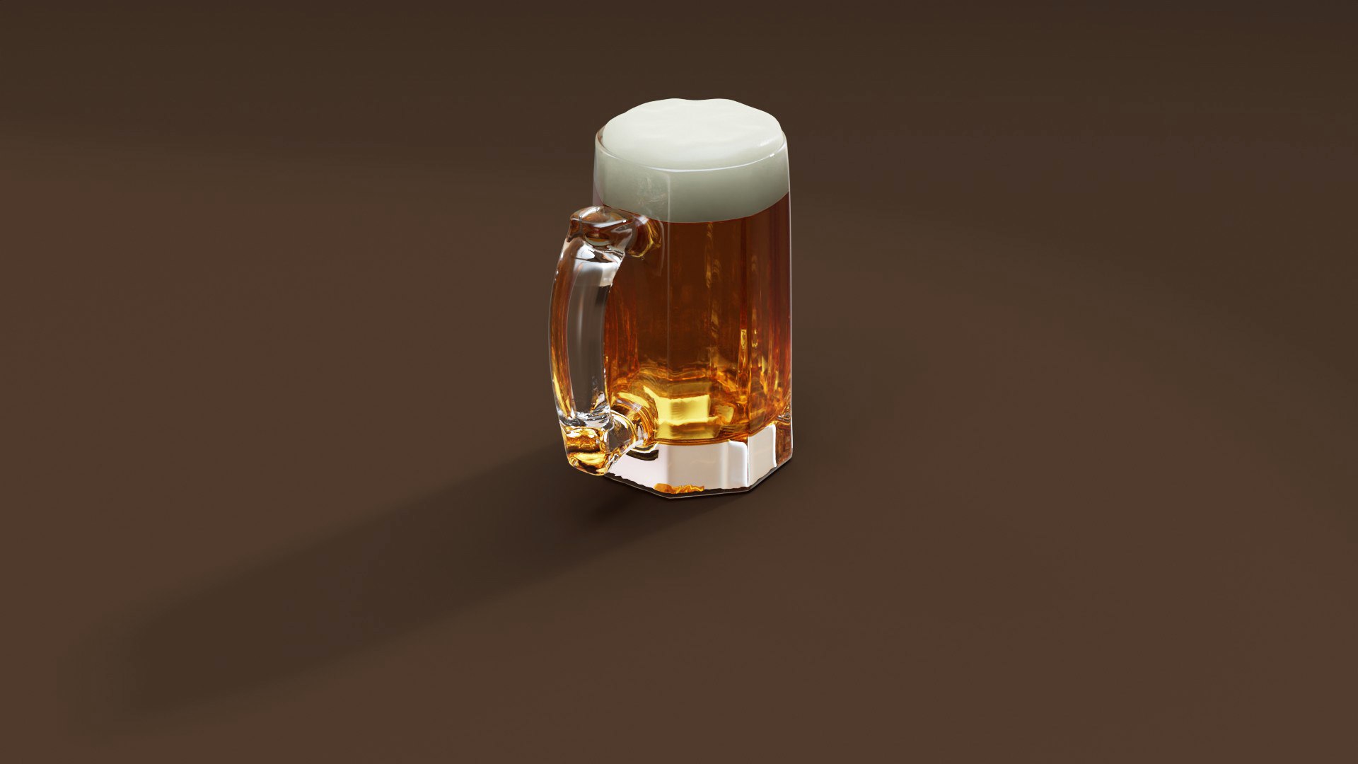 3D Drink Glass - Beer Model - TurboSquid 1638386
