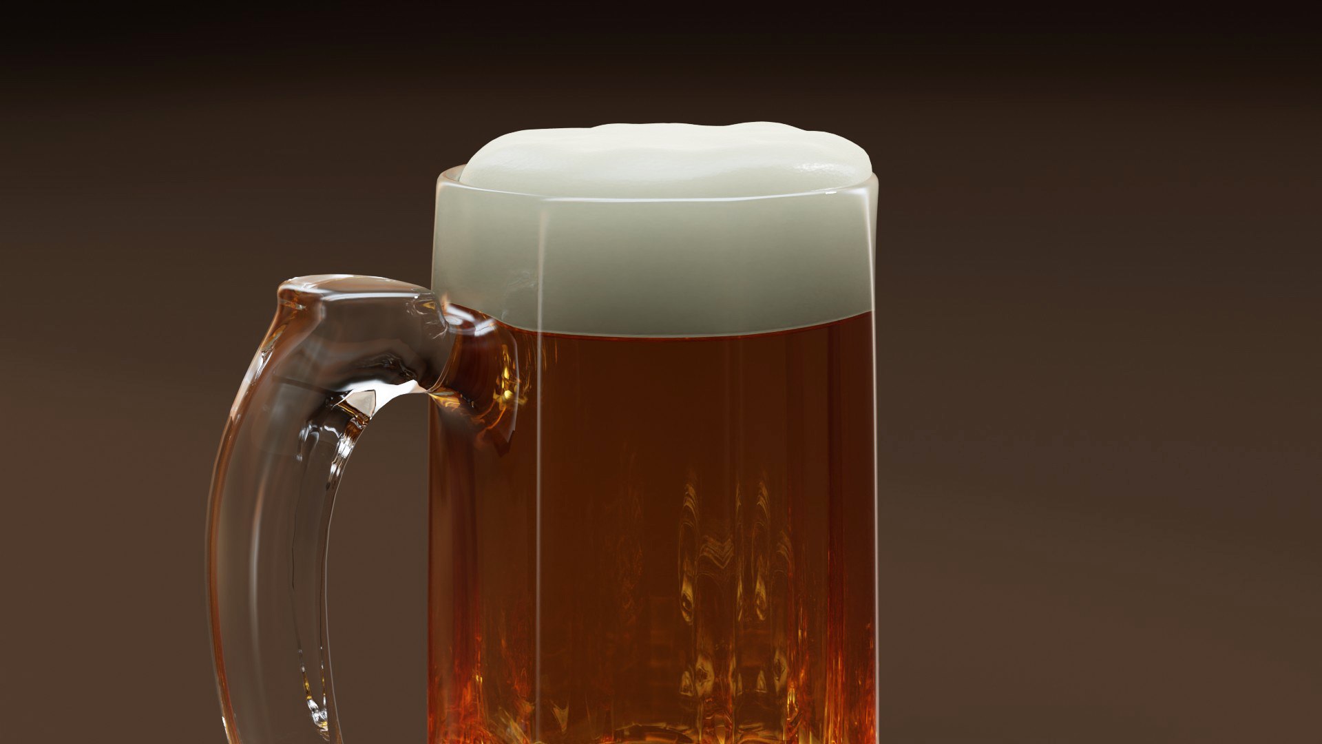 3D Drink Glass - Beer Model - TurboSquid 1638386