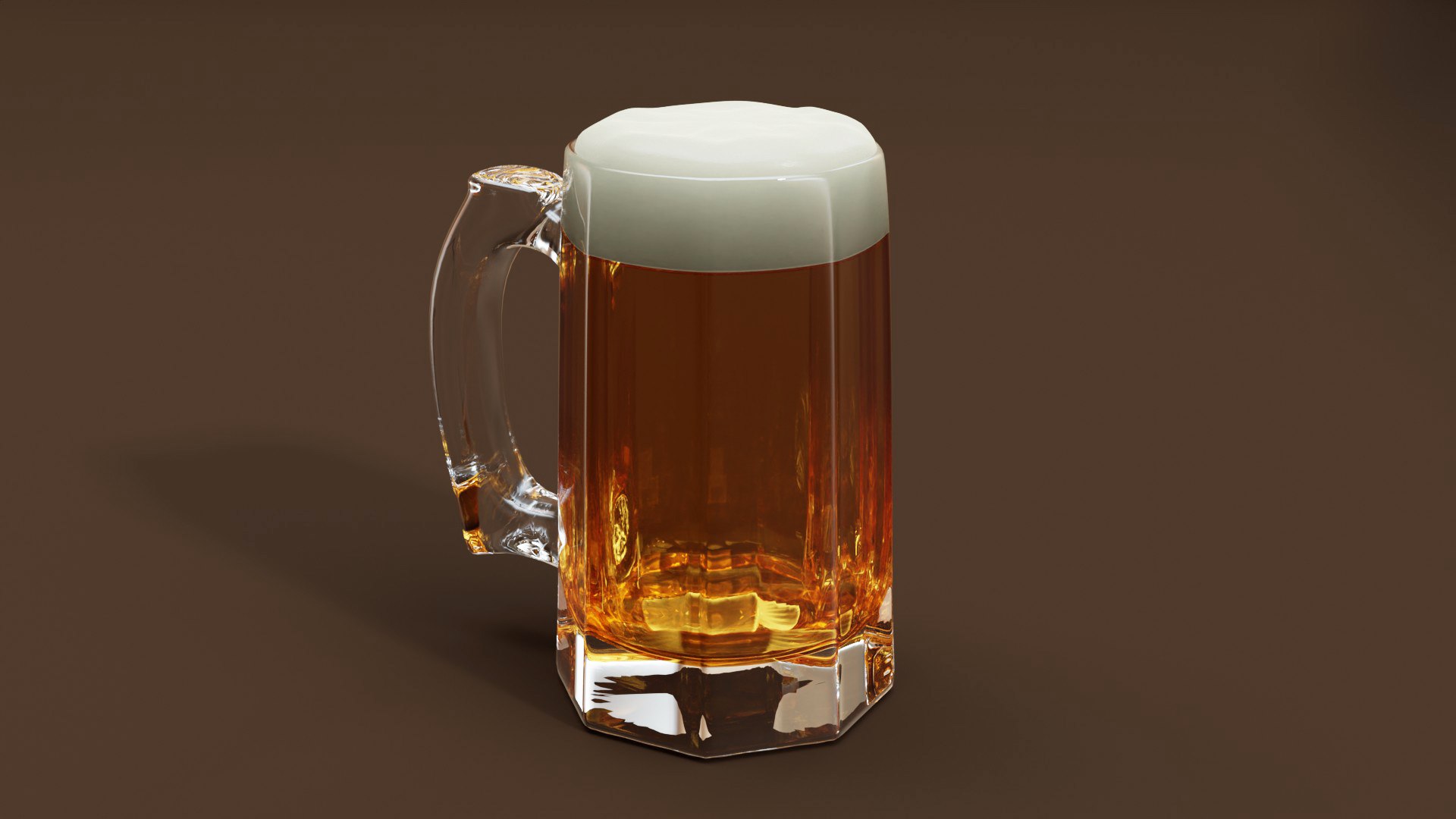 3D Drink Glass - Beer Model - TurboSquid 1638386