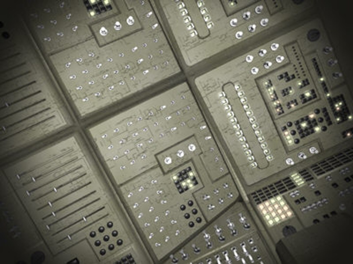 Space Shuttle Flight Deck 3d Model