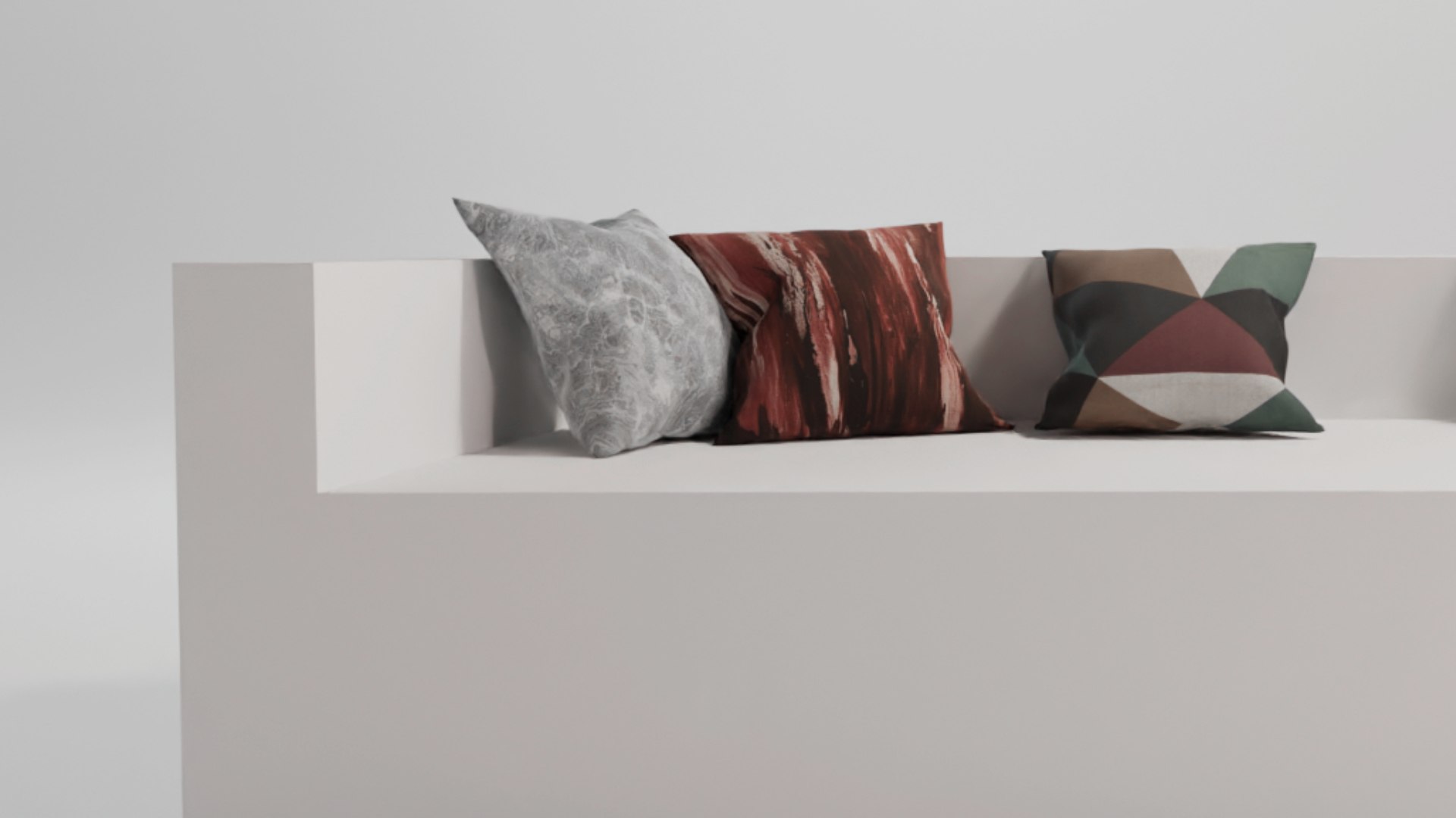 Free 3D Shapespark Low Poly Pillows Kit Model - TurboSquid 1947291