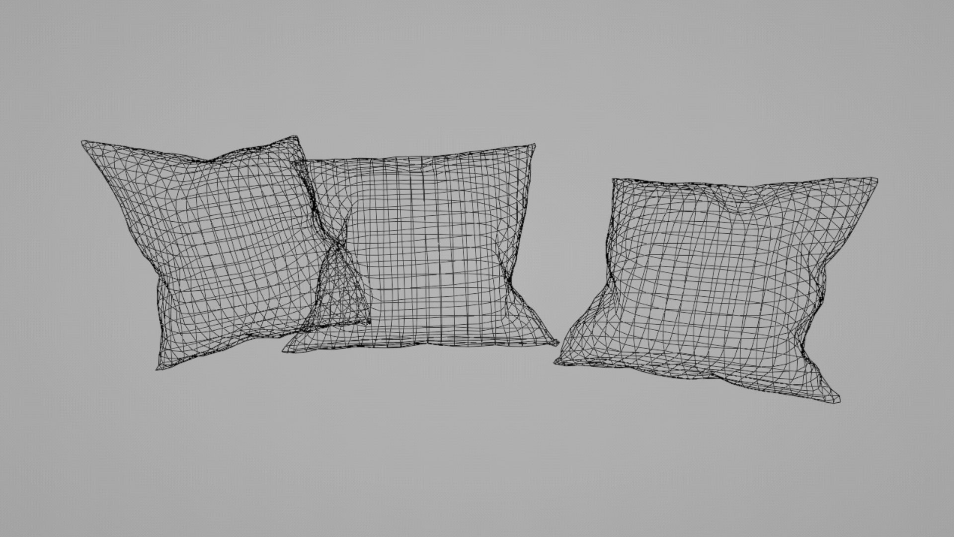 Free 3D Shapespark Low Poly Pillows Kit Model - TurboSquid 1947291
