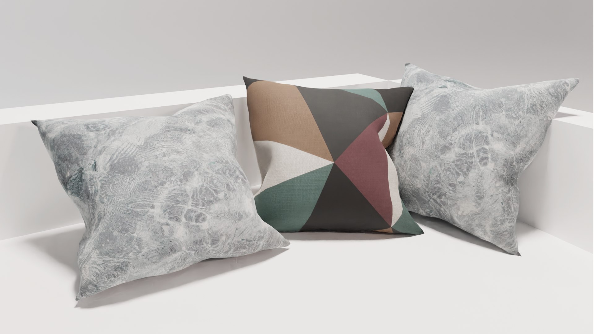 Free 3D Shapespark Low Poly Pillows Kit Model - TurboSquid 1947291