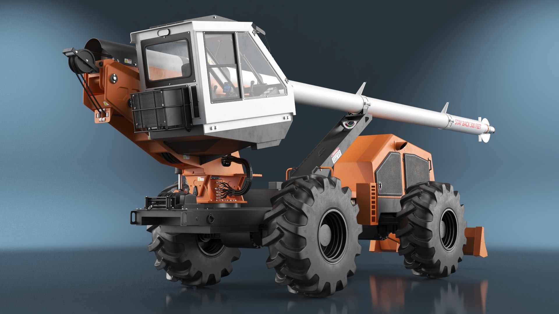 3D Model Tree Trimming Machine With Long Telescopic Arm - TurboSquid ...