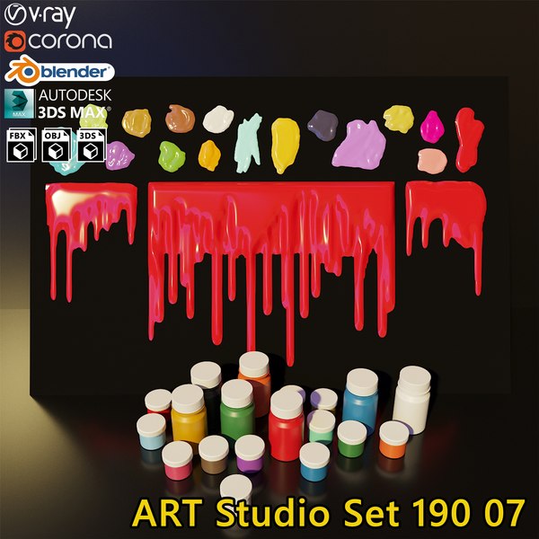 Artist Palette 3ds Max Models for Download | TurboSquid
