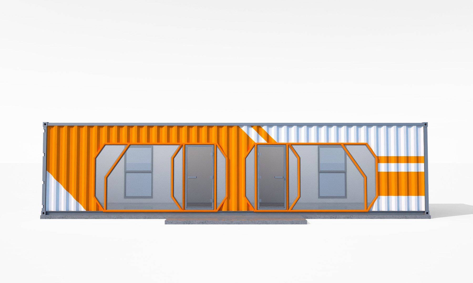 Container Office 3D Model - TurboSquid 1527974
