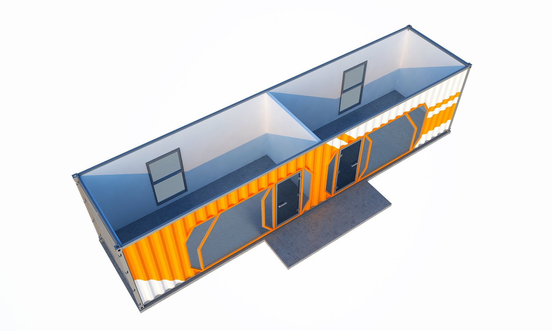 Container Office 3D Model - TurboSquid 1527974