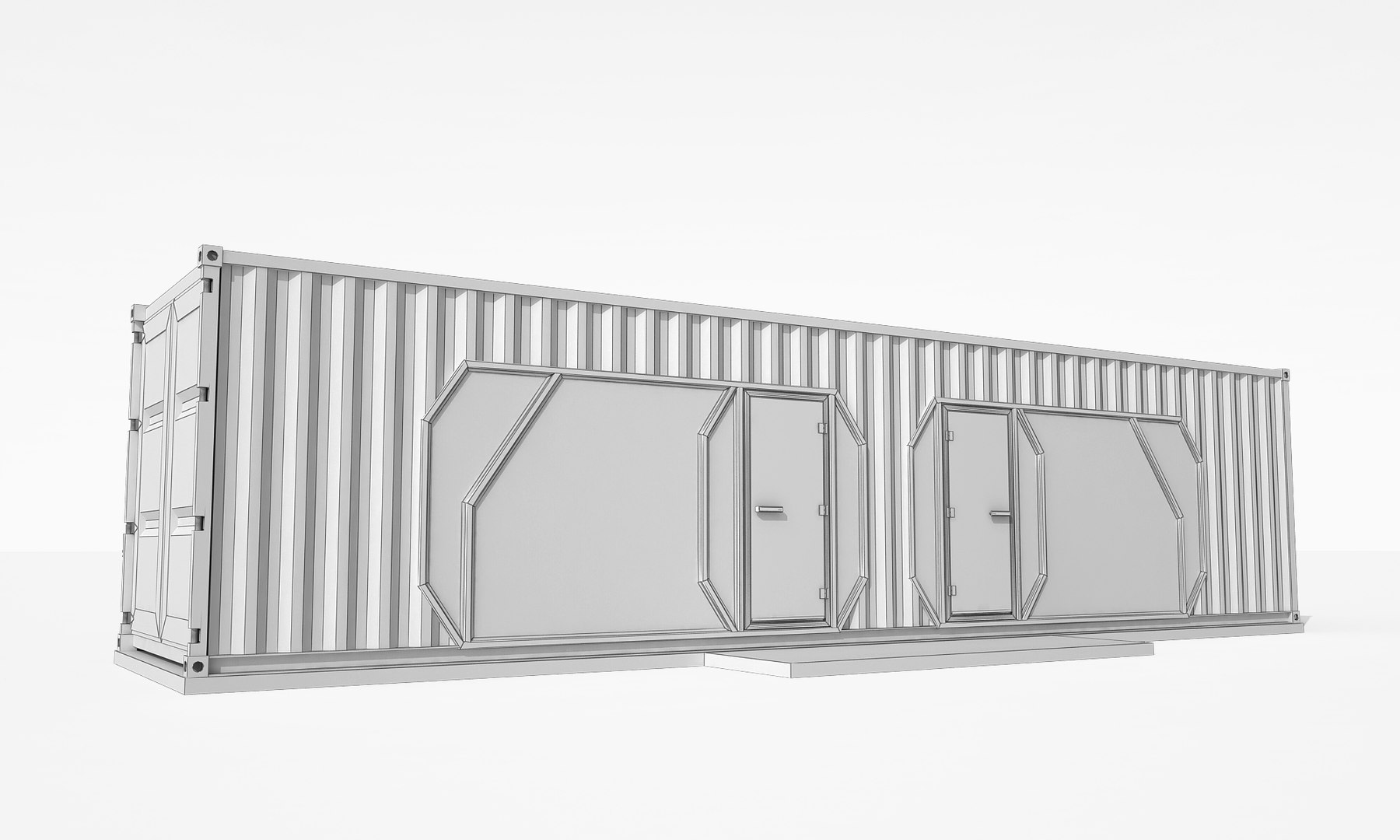 Container Office 3D Model - TurboSquid 1527974