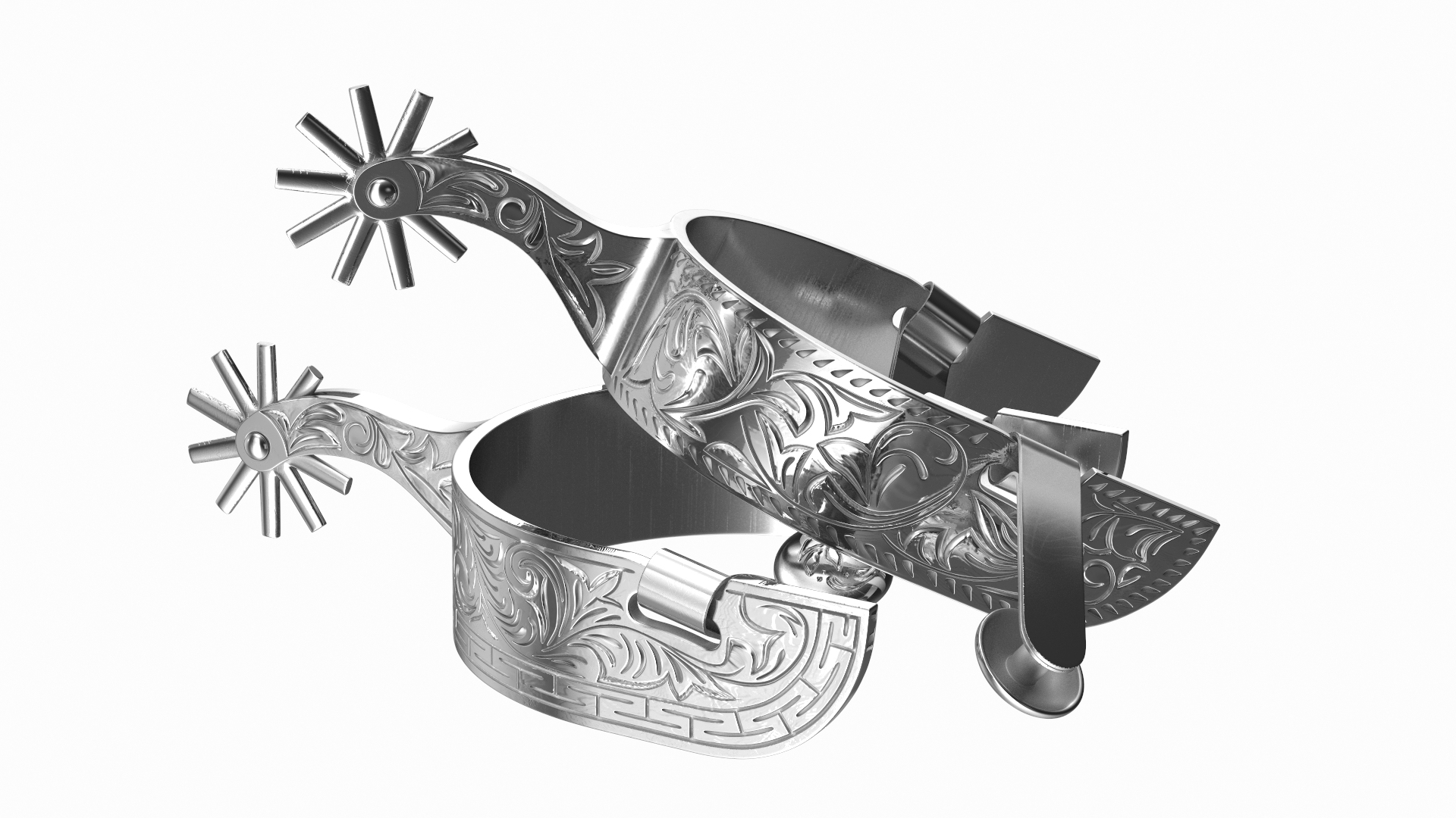 Cowboy Spurs Model - TurboSquid 1894084