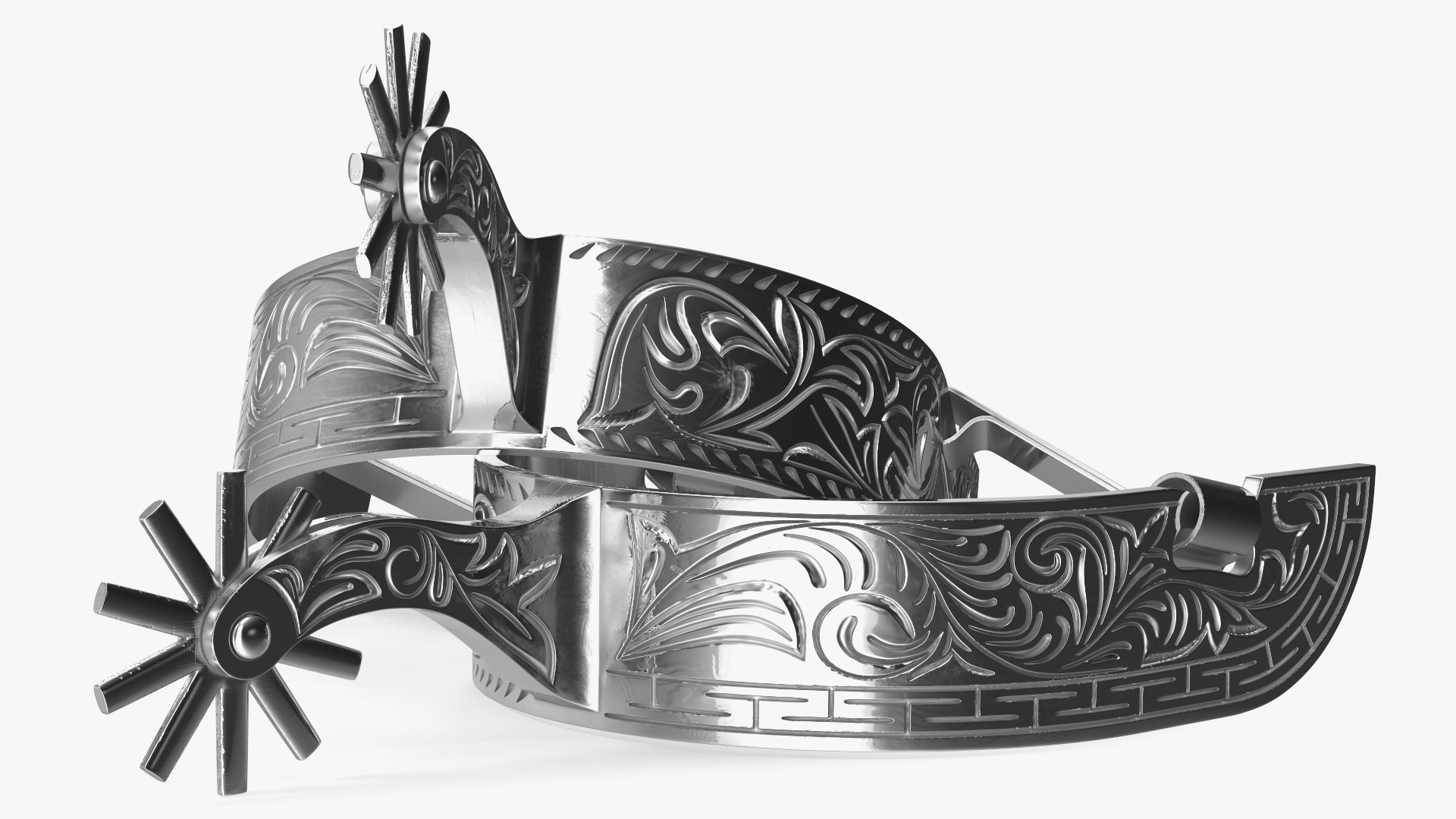 Cowboy Spurs model - TurboSquid 1894084