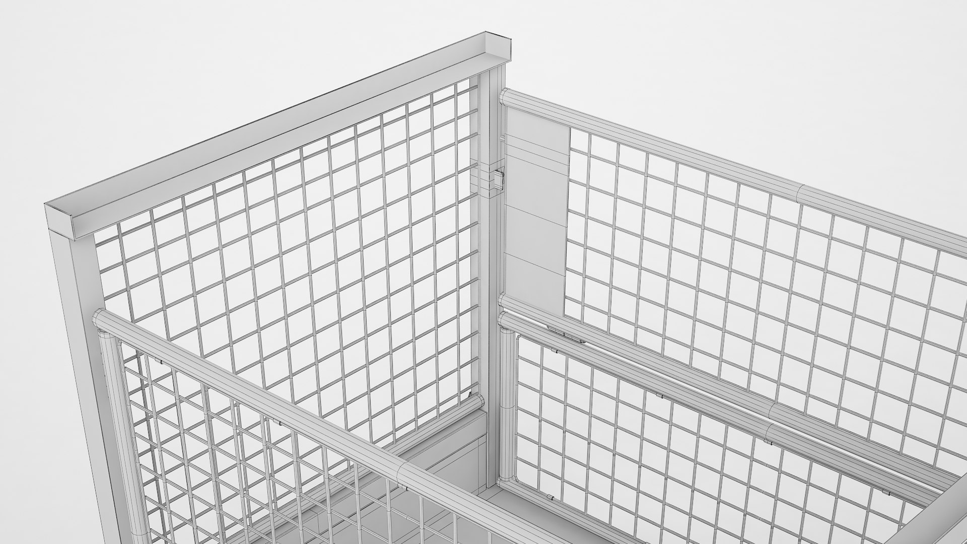 Collapsible Cage Pallet 01 3D Model - TurboSquid 2075631