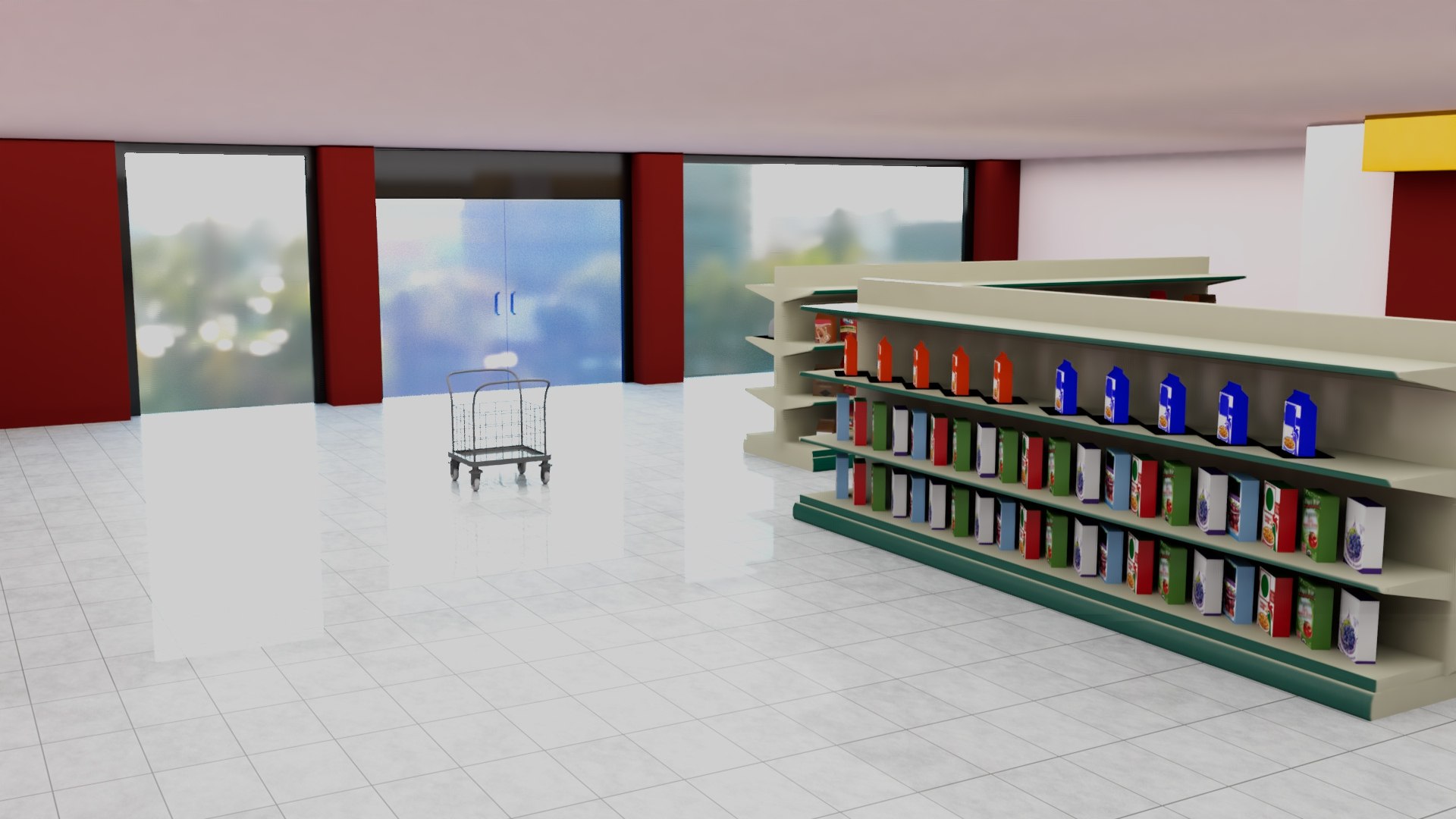 Shopping store 3D - TurboSquid 2019514