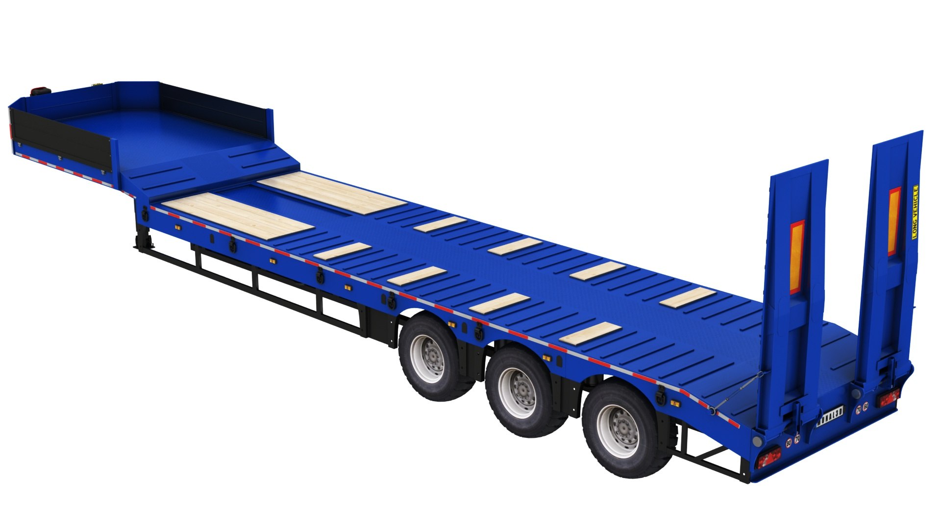 Lowbed Trailer Collection 4 In 1 3D Model - TurboSquid 2282100