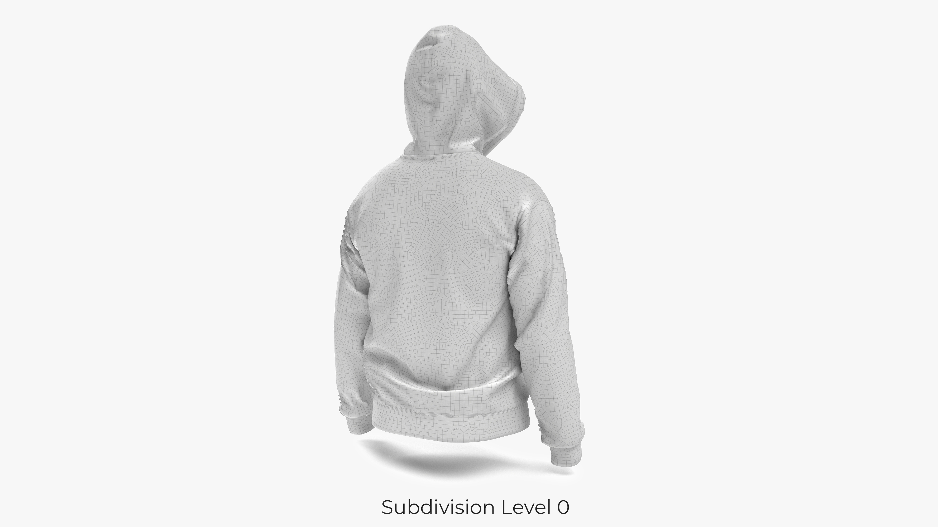 modelo 3d Sudadera con capucha desgastada realista en 3D Modelo de ...