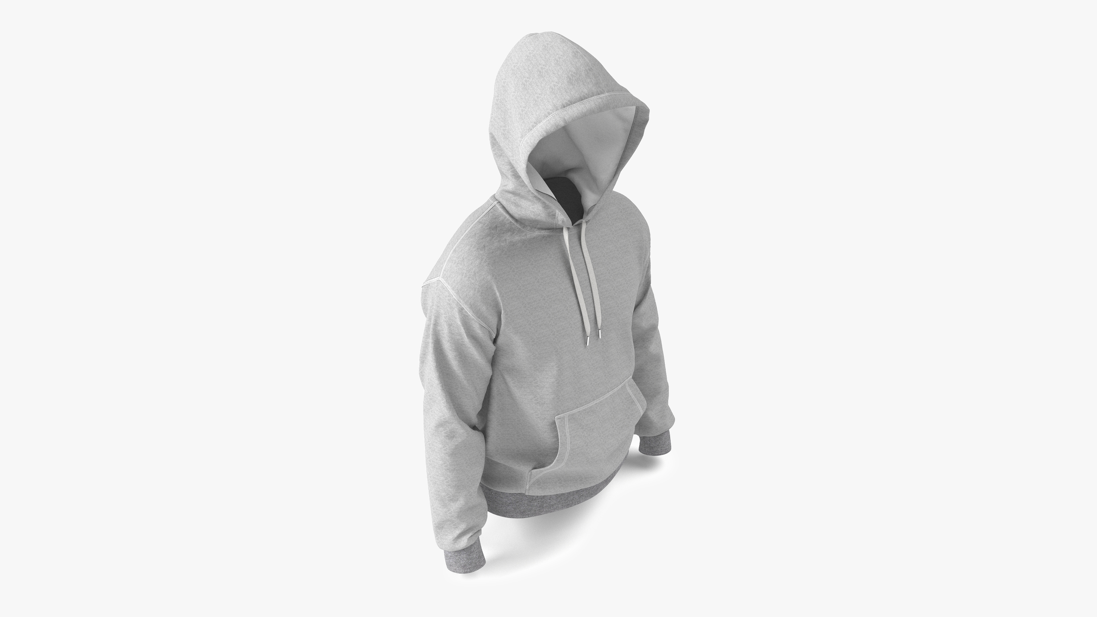 modelo 3d Sudadera con capucha desgastada realista en 3D Modelo de ...