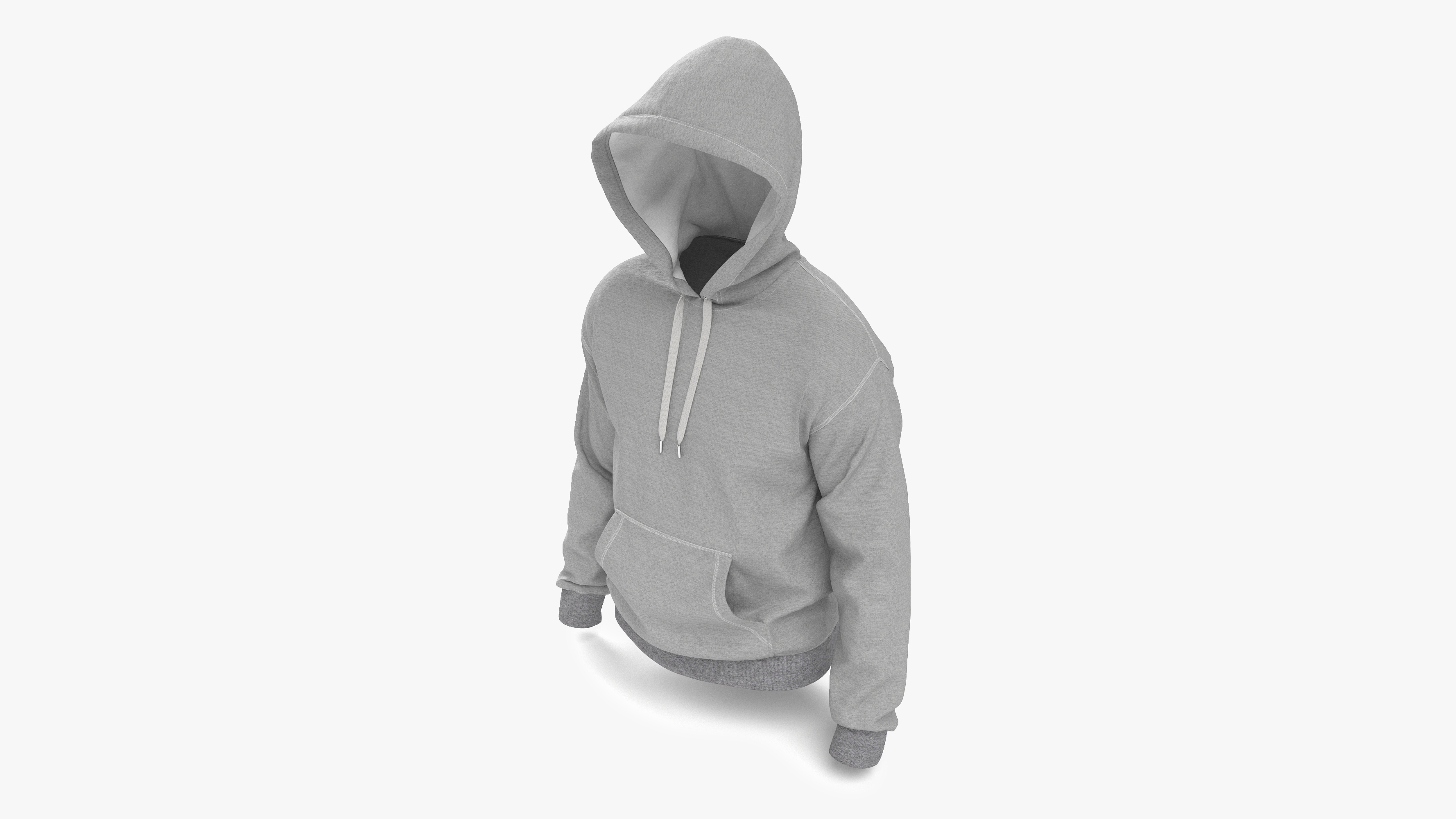 modelo 3d Sudadera con capucha desgastada realista en 3D Modelo de ...