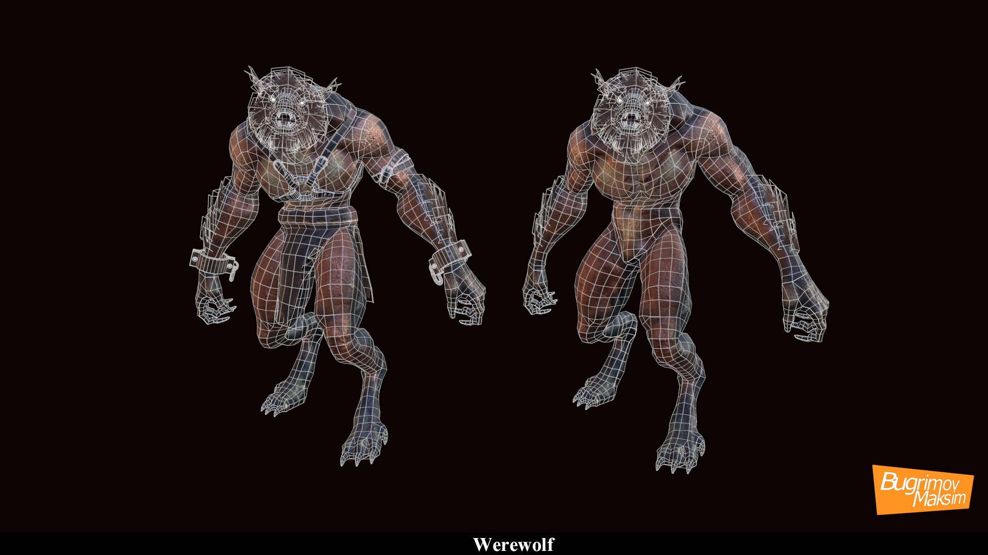 Character Werewolf 3d X