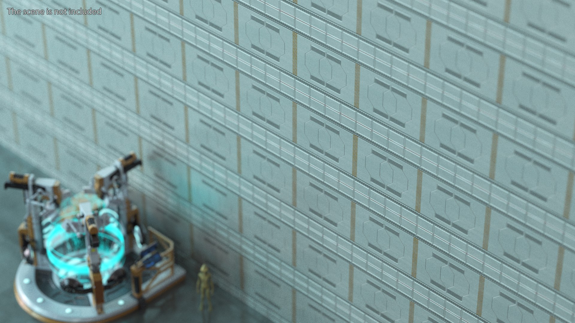 3D model Futuristic Floor Panels Set - TurboSquid 2164613