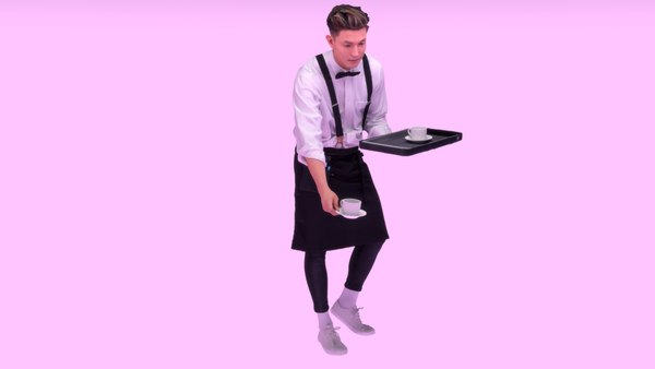 3D Waiter Models | TurboSquid