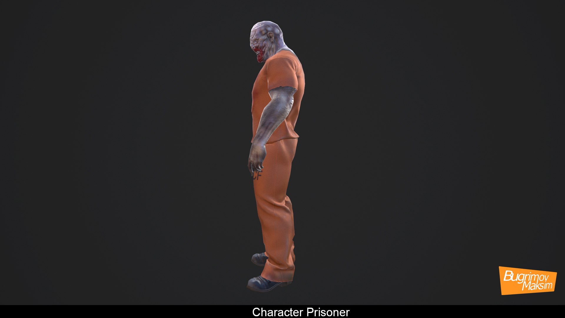 Character Prisoner 3d Model