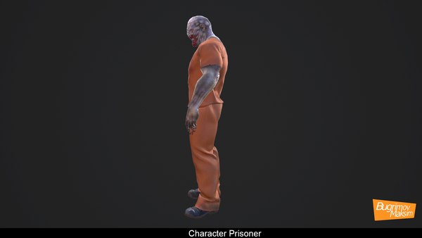 character prisoner 3d model