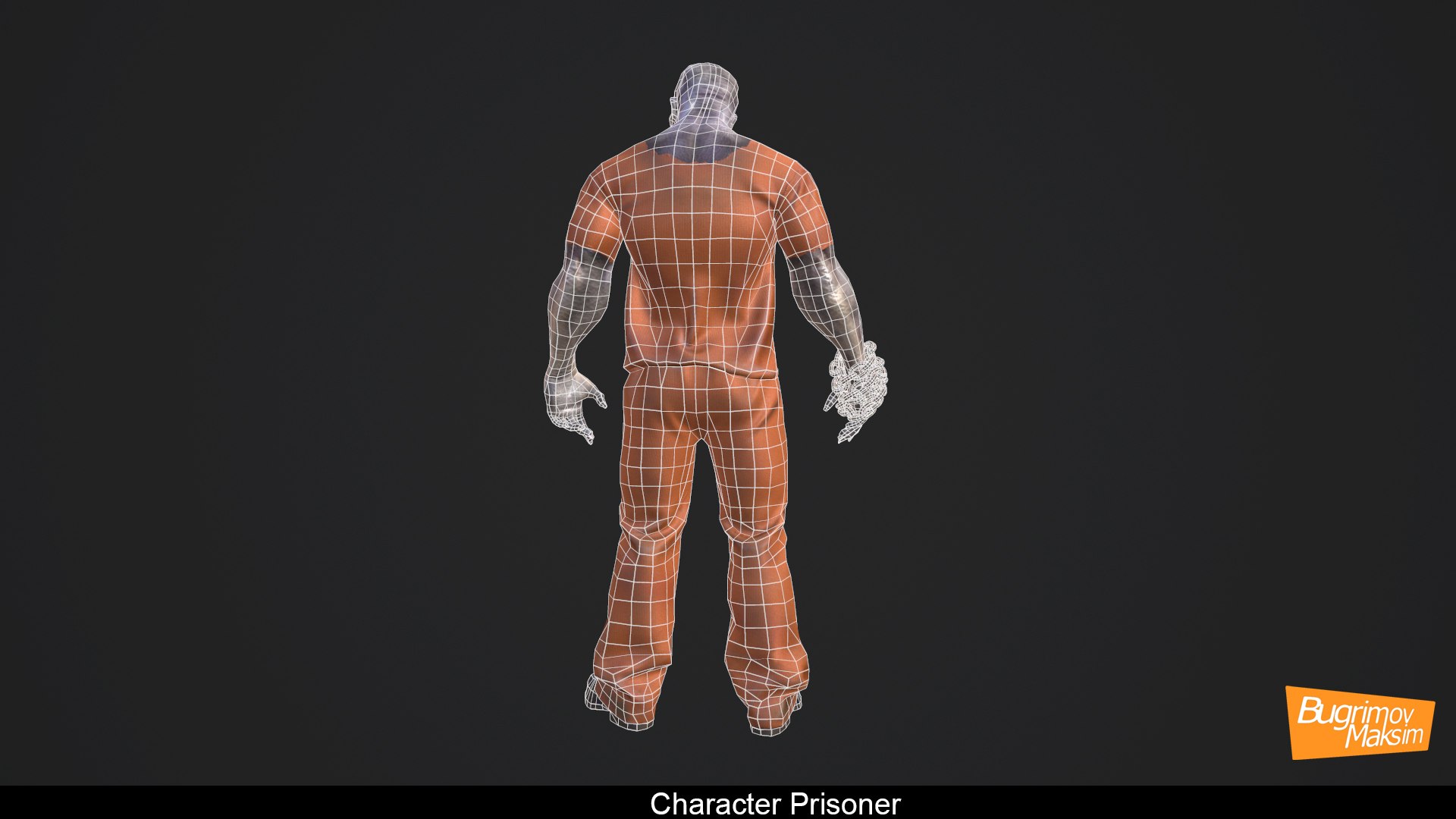 Character Prisoner 3d Model