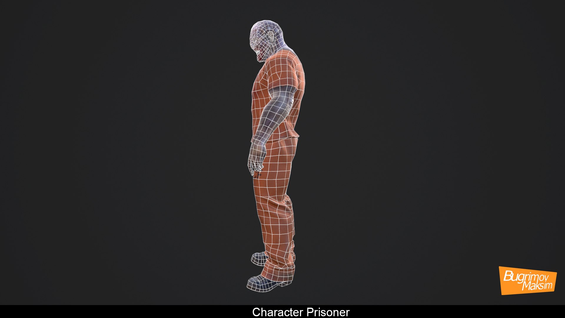 Character Prisoner 3d Model