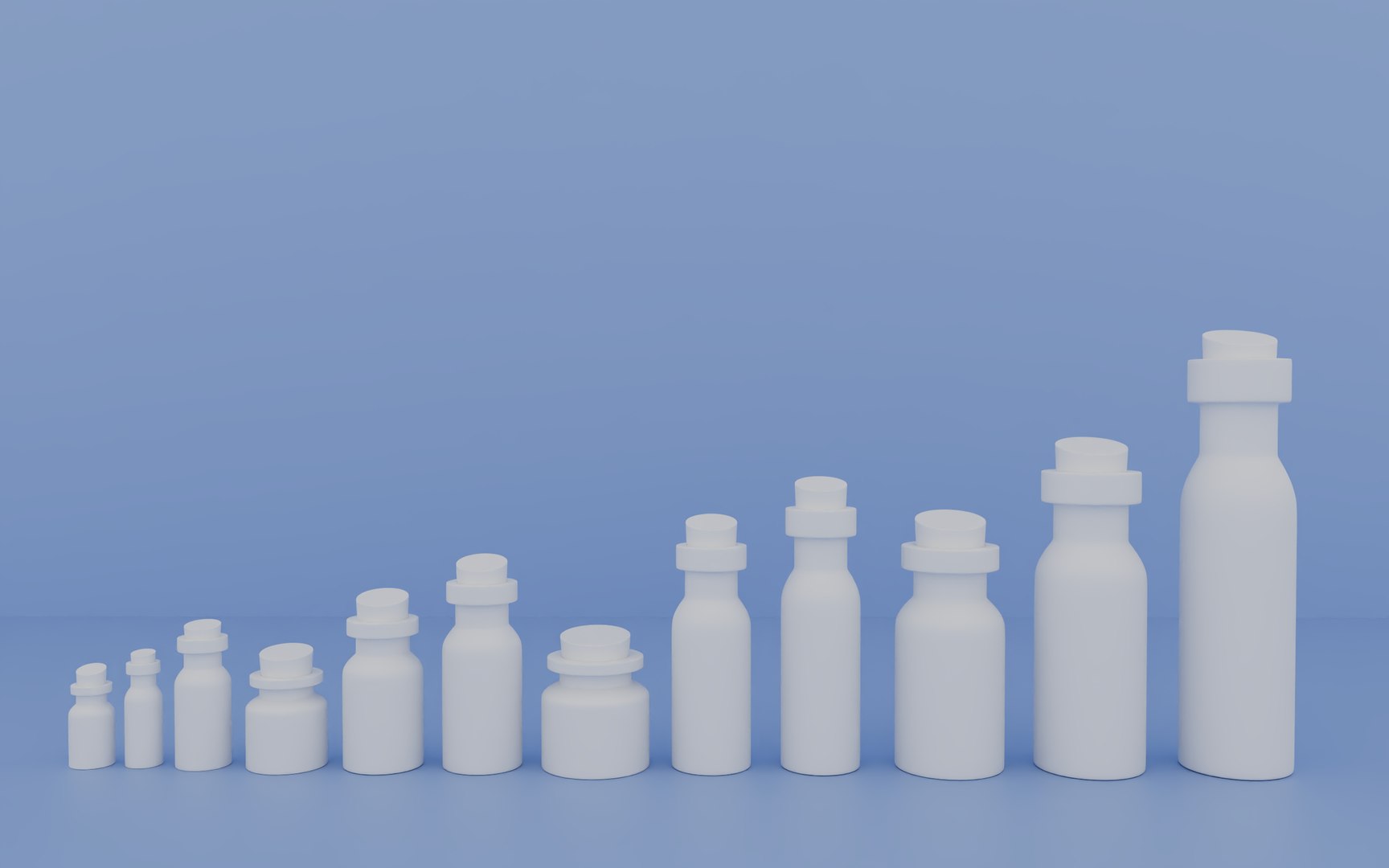 Mini Bottles 3D Model - TurboSquid 2057789