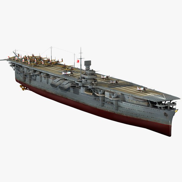 3D japanese aircraft carrier soryu model - TurboSquid 1305537