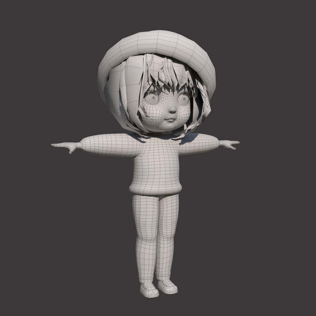 Cartoon Boy and Girl Rigged model - TurboSquid 2179445