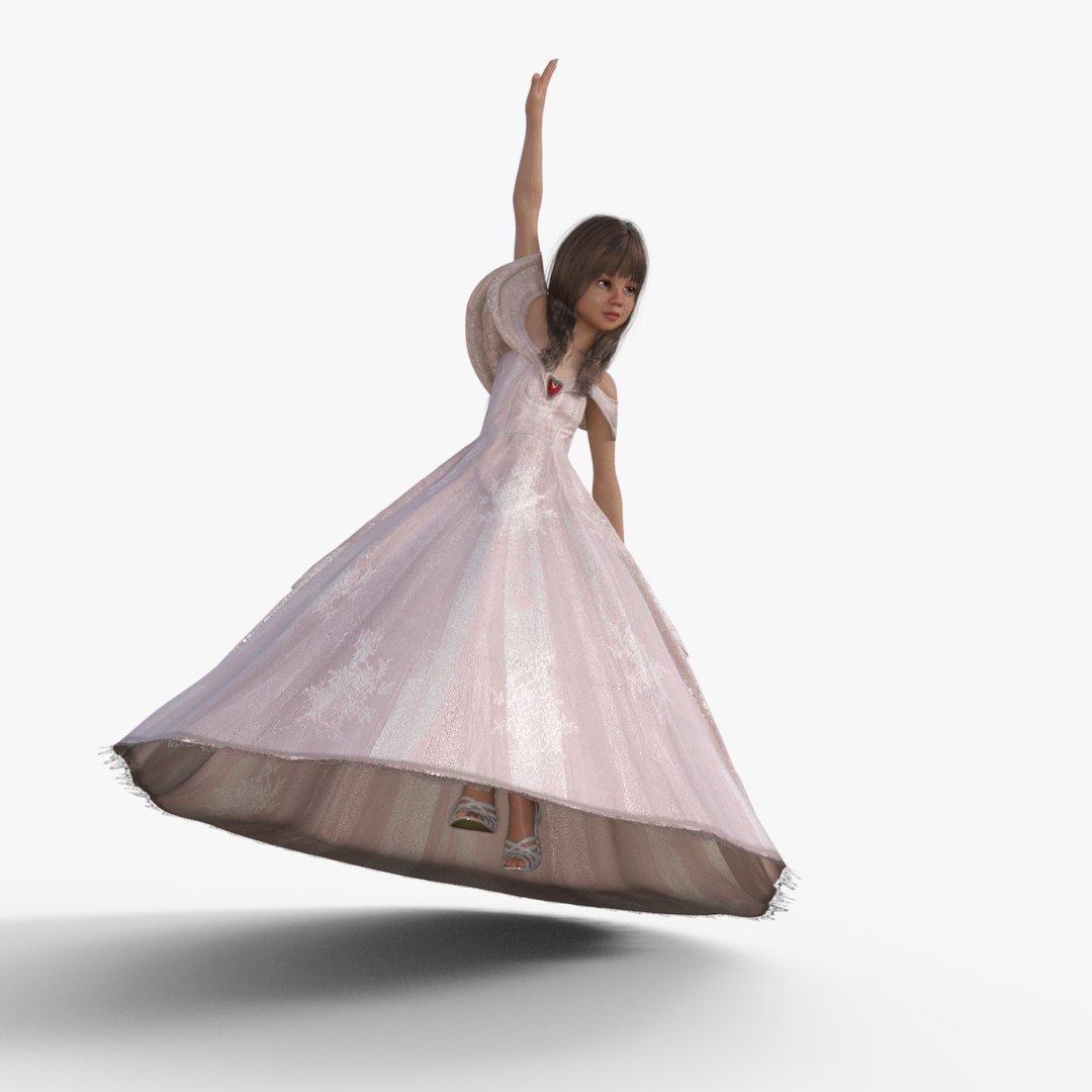 Princess Girl Rigged 3D Model - TurboSquid 2230644