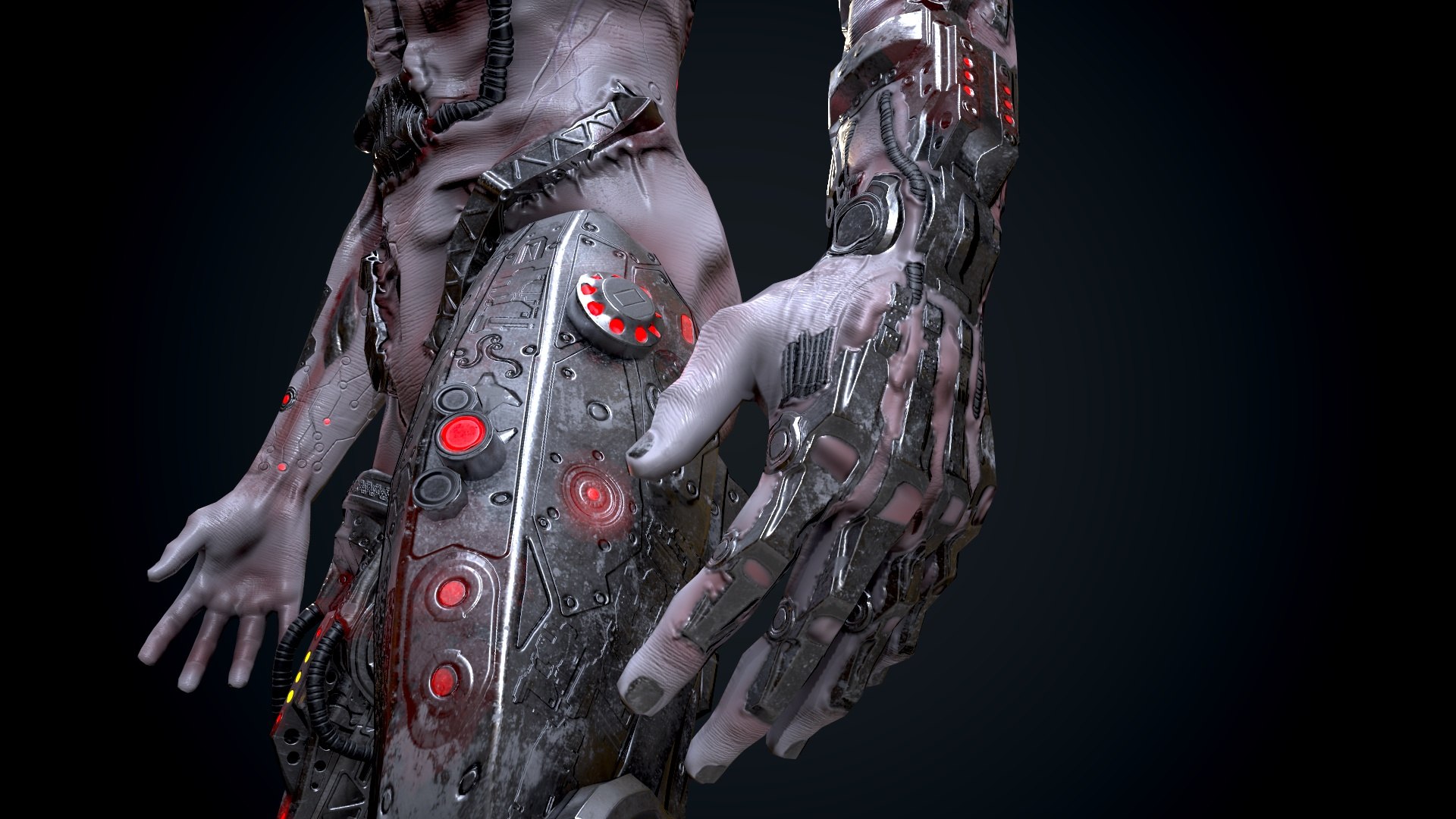 Cyber Mutant 3D Model - TurboSquid 1998734