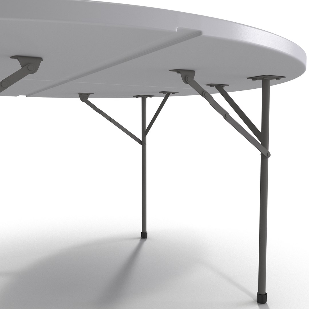 folding table 3d 3ds