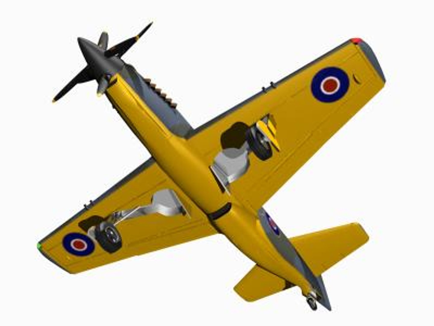 3d Model Martin Baker 5 Fighter