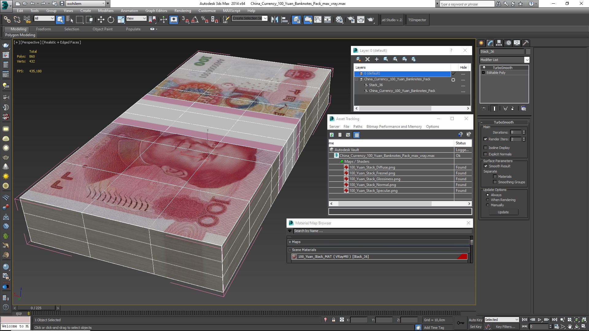China Currency 100 Yuan Banknotes Pack 3D Model - TurboSquid 2256438