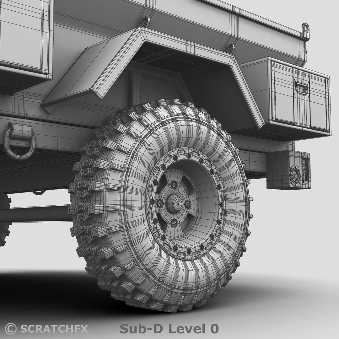 Trailer Vehicles 3d Model