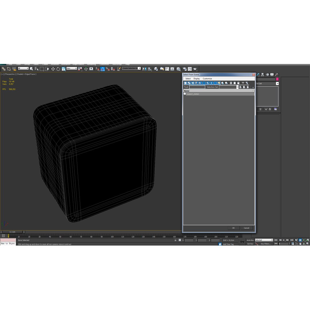 3d model htc vive base station