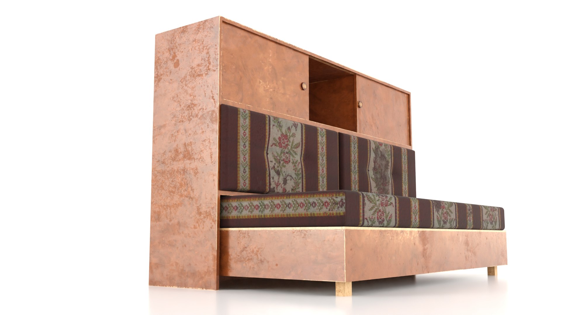 3D Old Couch - TurboSquid 2282864