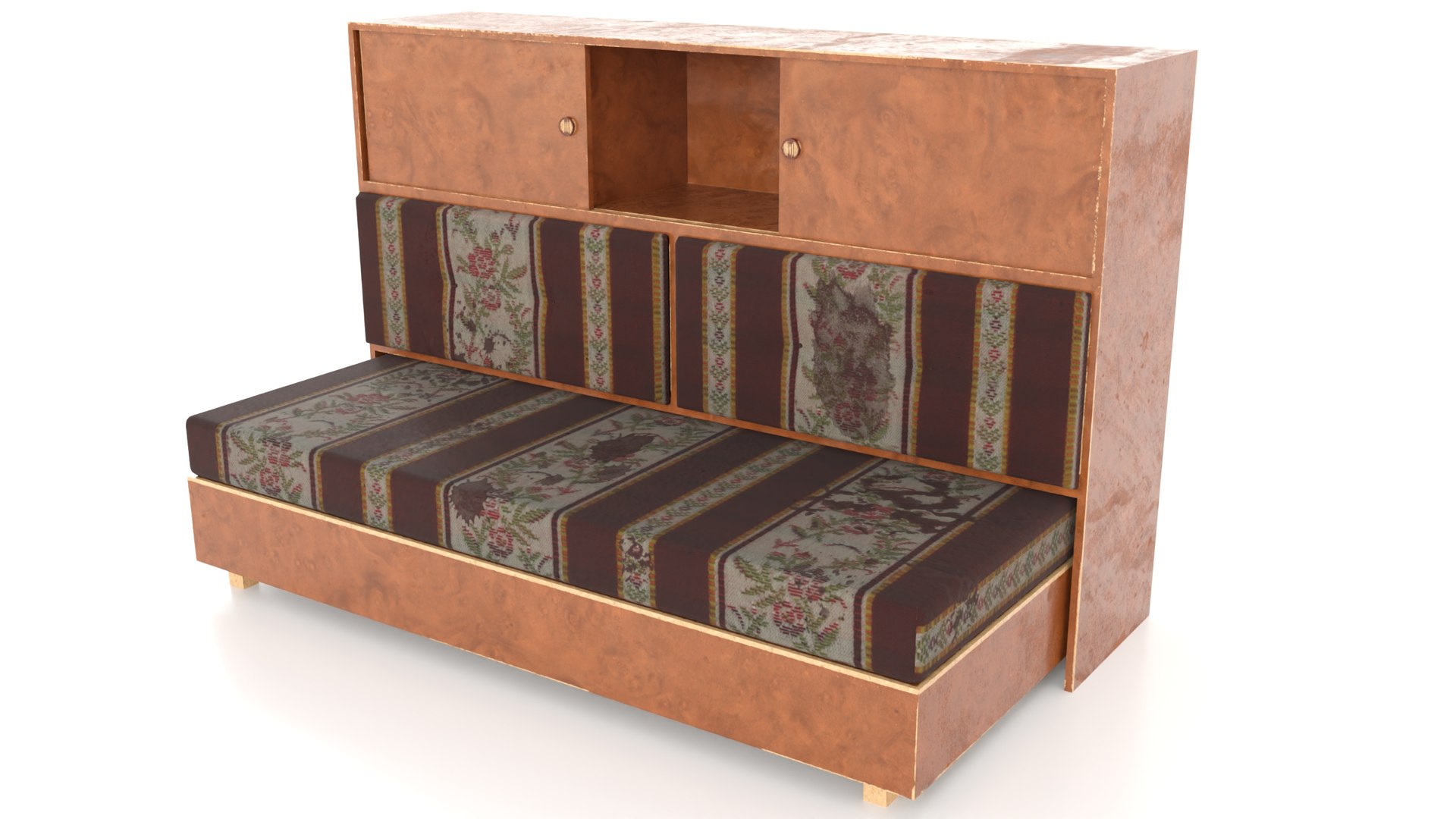 3D Old Couch - TurboSquid 2282864