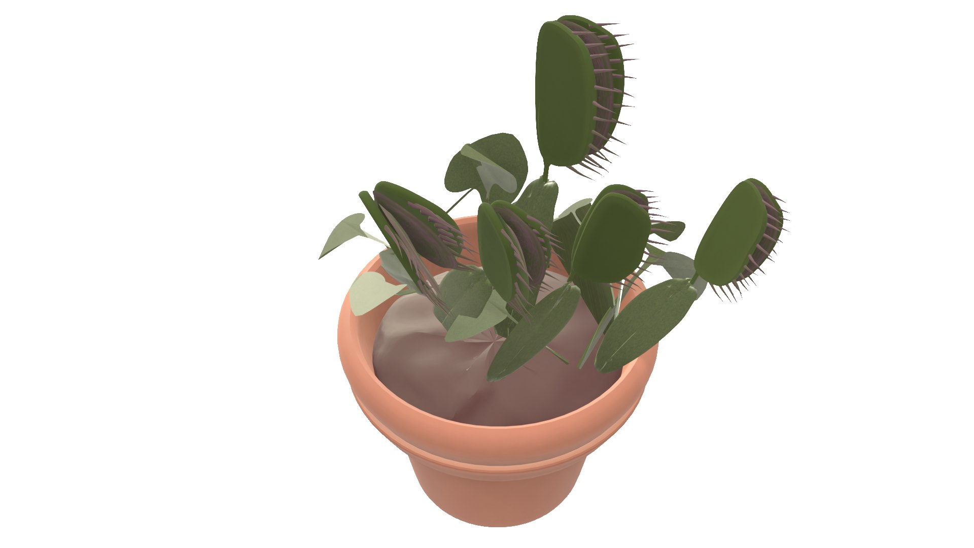 3D CARNIVOROUS PLANT model - TurboSquid 2182892