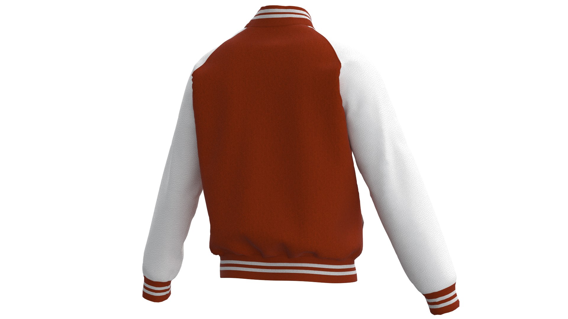 3D Male Raglan Varsity Jacket - TurboSquid 2198439